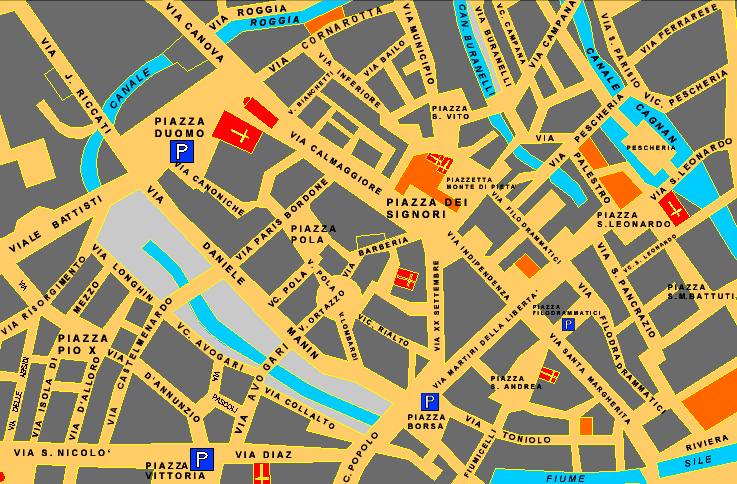 plans of treviso maps